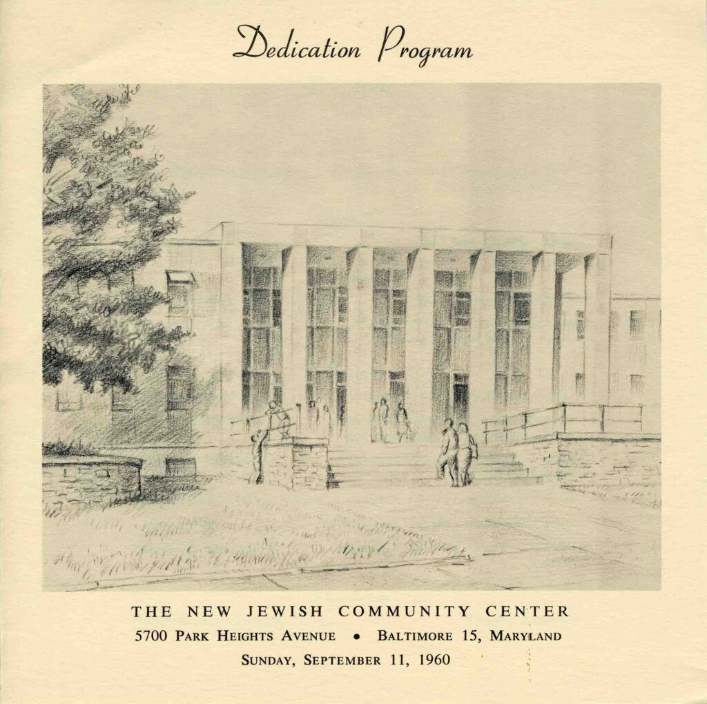 Our History - Jewish Community Center of Greater Baltimore